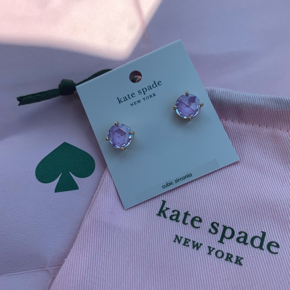 kate spade | Jewelry | Kate Spade Lilac Gumdrop Earrings | Poshmark